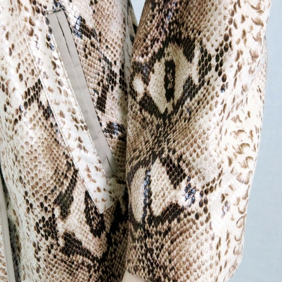 Michael Kors | Jackets & Coats | Michael Kors Snake Print Trench Coat ...